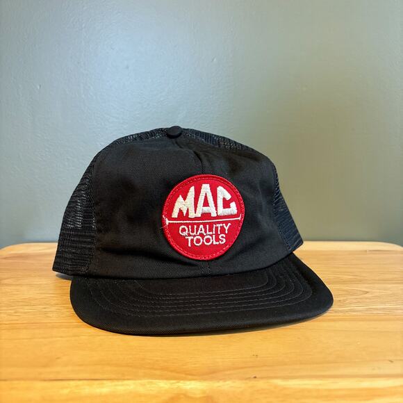 MAC Cosmetics | Accessories | Vintage Mac Quality Tools Black Red Patch ...